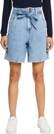 Esprit Damen Jeans-Shorts 032ee1c319, Blue Medium Washed, 34
