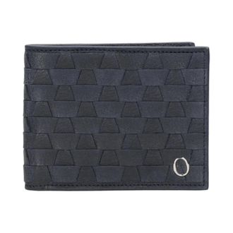 Orciani Chevrette Gewebte Ledergeldb&ouml;rse - - Accessories - Herren - Blau - ONE SIZE