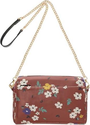 HMZXZ Sacs à bandoulière à motif floral pour femme, sacs à main en cuir, petits sacs à main à bandoulière, été, printemps
