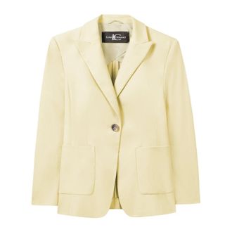 Luisa Cerano Blazer im Eleganten Stil - - Jackets - Damen - Gelb - 2XL