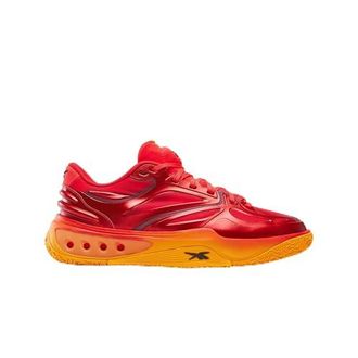Reebok Mixte Engine A Chaussures-Basses, Energy Red Electric Amber Black, 42.5 EU