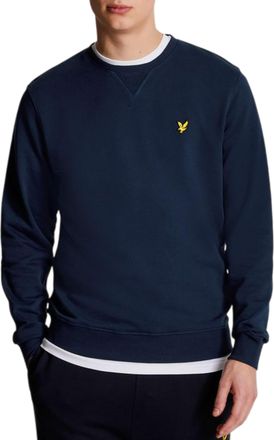 Lyle & Scott Sweatshirt f&uuml;r M&auml;nner - Klassisches hochwertiges Herren Pullover mit Rundhalsausschnitt, Schlichter, lang&auml;rmeliger ohne Kapuze, 100% Baumwolle, XS-XXL