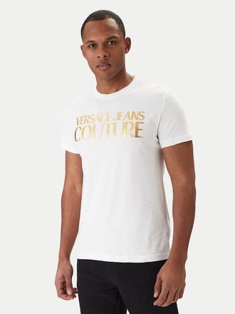 Versace Jeans Couture T-Shirt 80GAHT00 CJ00T Wei&szlig; Regular Fit