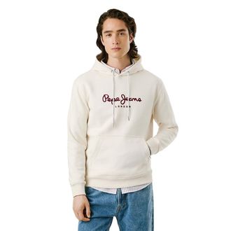 Pepe Jeans London Herren Macbeth Plain Hoodie Sweatshirt, Beige (Ivory White), L, Beige (Elfenbeinwei&szlig;), L