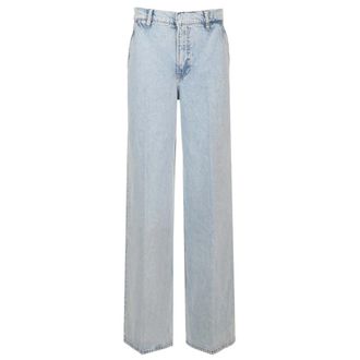 Frame Denim Wide Trouser Ettie - - Jeans - Damen - Blau - W29