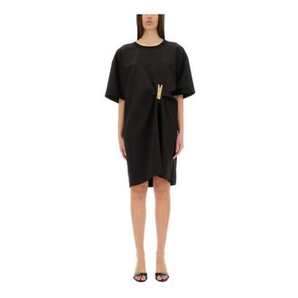Moschino Damen, Kleider, Schwarzk, MGr&ouml;&szlig;e