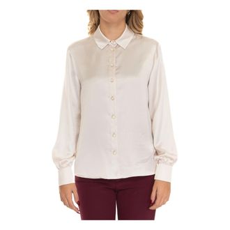 Liu Jo Reptilienmuster Knopfhemd - - Blouses & Shirts - Damen - Beige - 2XL