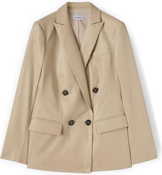 Motivi Femme, Vestes, Blanc, Taille: 38 FR Double-breasted Blazer Jacket