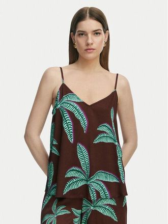 Lola Casademunt Top LS2615121 Braun Regular Fit