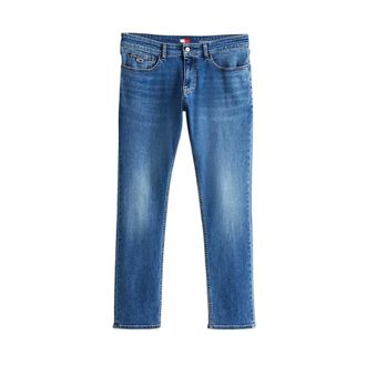 Tommy Jeans Homme, Jeans, Bleu, Taille: W28 L32 Jean Bleu Slim-Fit Brod&eacute;