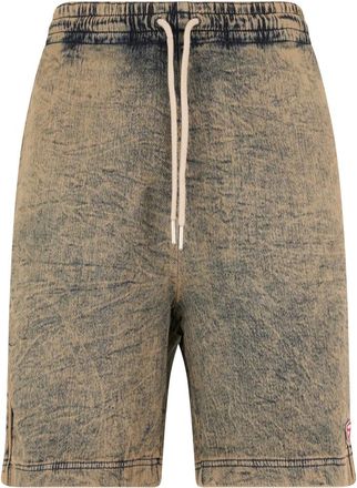 Diesel Homme, Shorts, Beige, Taille: M Short ray&eacute; en denim marron pour l&eacute;t&eacute;