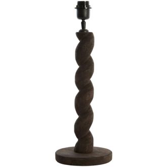 Light & Living Light & Living - lampe de table - Nanno - gris - bois - luminaire