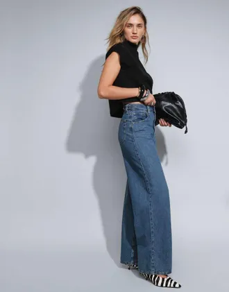 Levi's Cinch Baggy Denim-Jeans in mittlerer Waschung-Blau