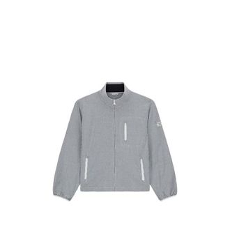 Guess Veste coupe-vent &agrave; carreaux en coton m&eacute;lang&eacute;