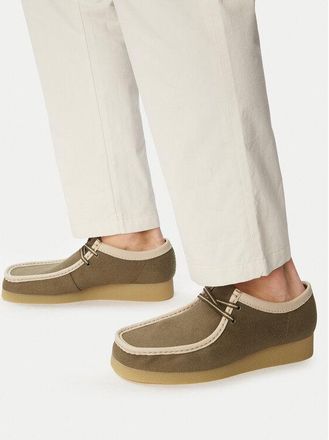 Clarks Halbschuhe Wallabee EVO 26186172 Gr&uuml;n