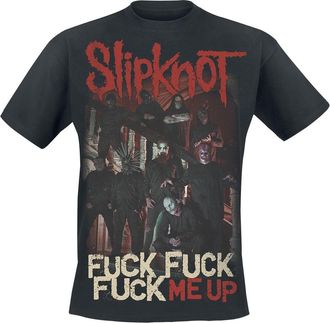 Slipknot Fuck Me Up Männer T-Shirt schwarz XXL 100% Baumwolle Band-Merch, Bands, Nachhaltigkeit