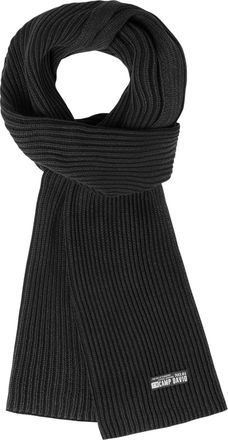 Camp David Herren Rippstrickschal Stone Washed Black, None