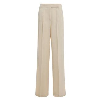 Etro Hose mit weitem Bein und hohem Bund - - Trousers - Damen - Beige - M