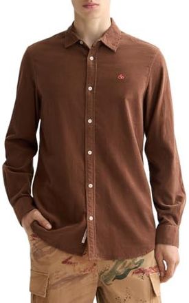 Scotch & Soda Regular-Fit Shirt Chemise, Soft Silt 210, XL Homme