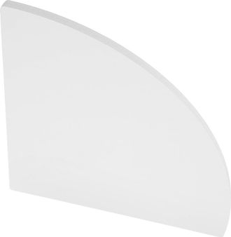 OSALADI Eckregal Badezimmer Schwebendes Platzsparendes F&auml;cherf&ouml;rmiges Eckablage Wandregal f&uuml;r K&uuml;che Bad Wohnzimmer Radius Geeignet f&uuml;r Fliesen Organizer f&uuml;r F