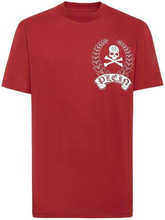 Philipp Plein t-shirt &agrave; logo imprim&eacute; - Rouge