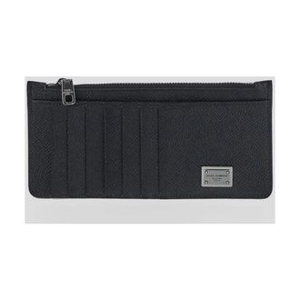 Dolce & Gabbana Vertikaler Kartenhalter mit Rei&szlig;verschluss - - Accessories - Herren - Schwarzk - ONE SIZE
