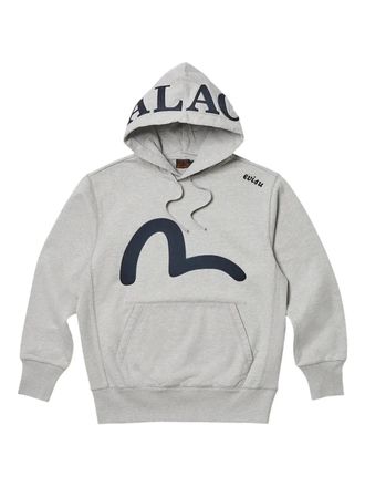 Palace x Evisu Seagull Hoodie - Grau
