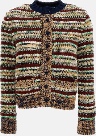 sacai Strickjacke Aus Mischgarn