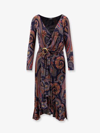 Etro Stretch viscose dress with iconic pattern - ETRO - gender_Woman