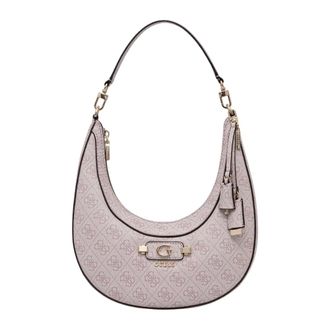 Guess Lindsey Hobo Bag - Femme - Sacs - Rose - Taille: ONE Size