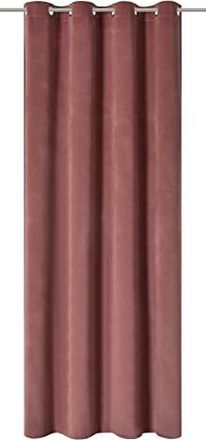Elbersdrucke Ösenschal Cosy 14 Altrosa Blickdicht 255x140cm 201784 Vorhang für das Wohnzimmer Schlafzimmer Küche Flur Kinderzimmer