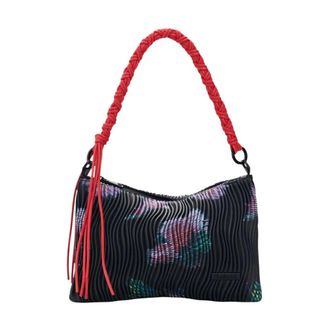 Desigual Femme, Sacs, Noir, Taille: ONE Size Sac &agrave; main avec fermeture &eacute;clair et poche int&eacute;rieure