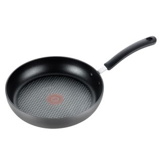 T-fal T-Fal Ultimate harteloxierte Antihaft-Pfanne, 26,7 cm, ofenfest, Kochgeschirr, T&ouml;pfe und Pfannen, sp&uuml;lmaschinenfest, Schwarz