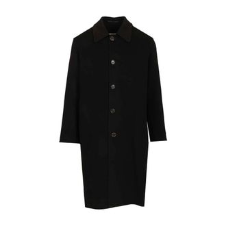 Maison Margiela Homme, Manteaux, Noir, Taille: S Manteau en laine