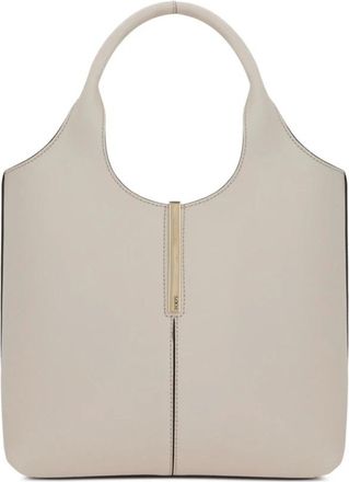 Tod's Femme, Sacs, Beige, Taille: ONE Size Mini Sac Cabas en Cuir