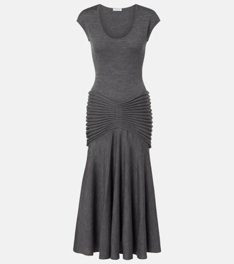 Alaia Alaïa Robe midi en laine