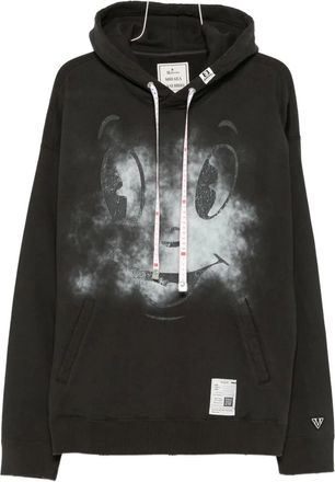 Miharayasuhiro hoodie en coton à imprimé - Noir
