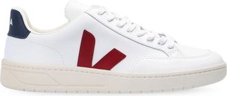 Veja Homme, Chaussures, Blanc, Taille: 44 EU V-12 Leather Baskets