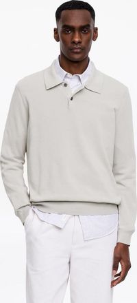 Arket Poloshirt Aus Baumwolle -Beige