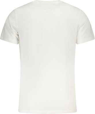 Tommy Hilfiger Logo-Embroidered Cotton T-Shirt - White