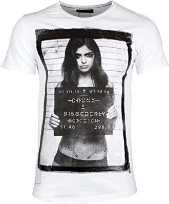 Religion Clothing Drunk and Disorderly T-shirt pour homme, Blanc., L