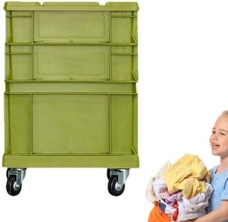 Generic Bo&icirc;te De Rangement De Style Industriel, De Bo&icirc;te &Agrave; Fleurs sur roulettes avec Organisateur DOutils Mobile Couvercle pour Le Stockage Ext&eacute;rieur