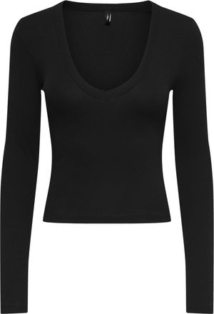 Only Onlmila L/S V-Neck Top Box JRS