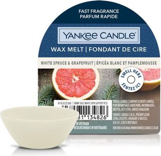 Yankee Candle Company Wachsschmelze aus weißer Fichte und Grapefruit