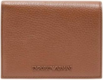 Emporio Armani Homme, Accessoires, Brun, Taille: ONE Size Em000956 Wallet