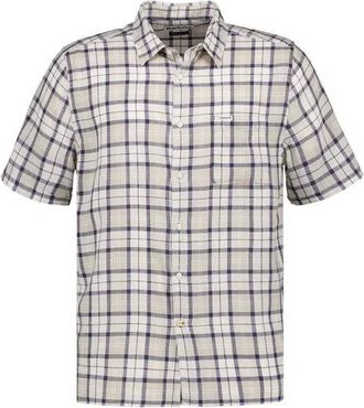 Barbour Herren Kurzarmhemd beige Baumwolle