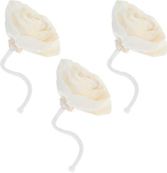 Angoily VICASKY 3 St&uuml;ck K&uuml;nstliche Duftblumen f&uuml;r Aromadiffusoren 7cm mit Baumwollseil Realistische Diffusorbl&uuml;ten f&uuml;r &Auml;therische &Ouml;le Duftspender f&uuml;r Zuhause 