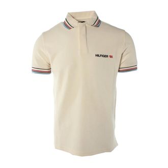 Tommy Hilfiger Regular Fit Polo - - Tops - Herren - Beige - S
