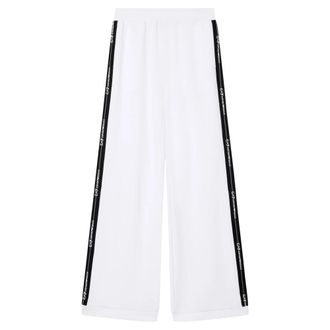 Emporio Armani Cotton-Modal Jersey Hose - - Trousers - Damen - Wei&szlig; - S