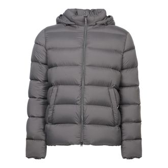 Herno Graue Daunenjacke f&uuml;r M&auml;nner - - Jackets - Herren - Grau - M